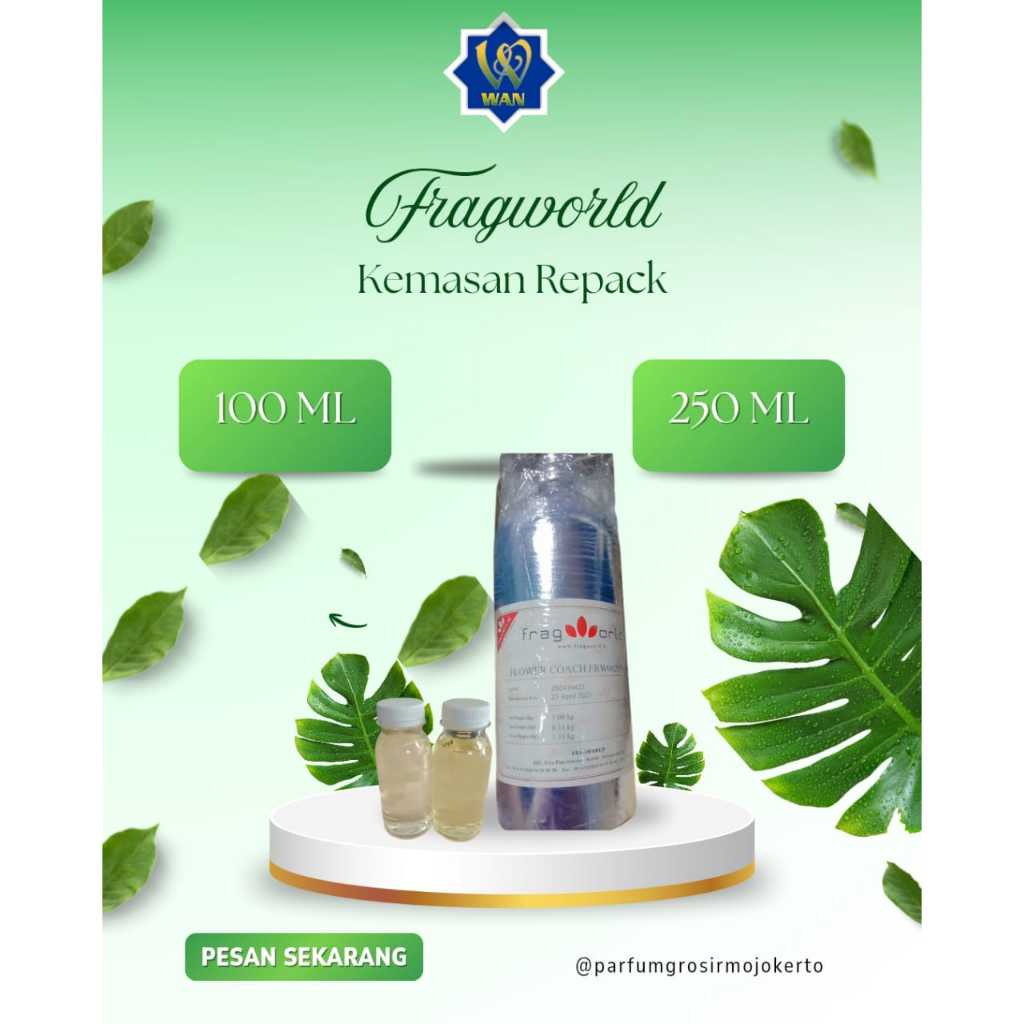 Jual BIBIT PARFUM FRAGWORLD NEW AROME KEMASAN REPACK | Shopee Indonesia