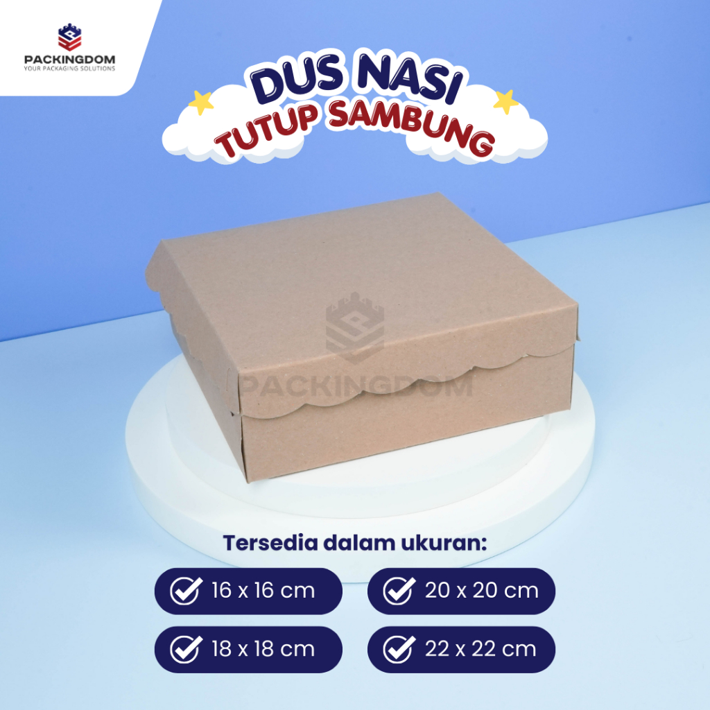 Jual ( ECER 10 PCS ) Dus Kotak Nasi Catering Renda R8 R10K R10B NON ...