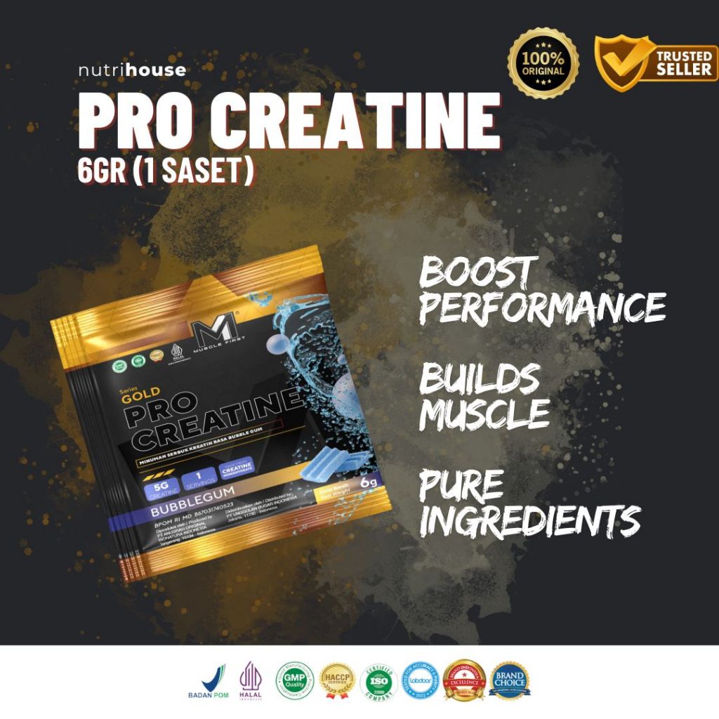 Jual MUSCLE FIRST Pro Creatine 1 saset - Creatine Monohydrate Menambah ...