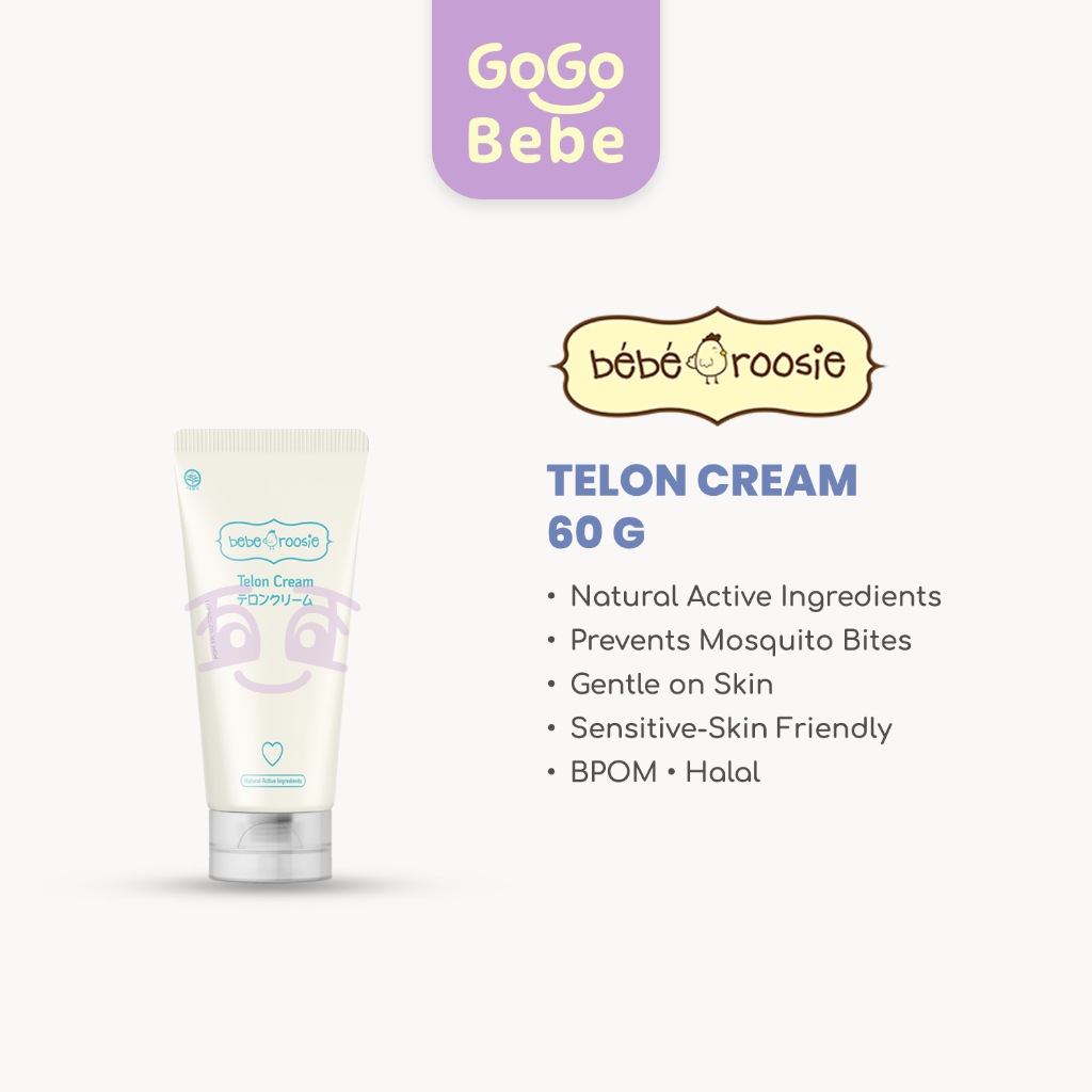 Jual Bebe Roosie Telon Cream Anti Mosquite Bites 60g — Krim Penghangat ...