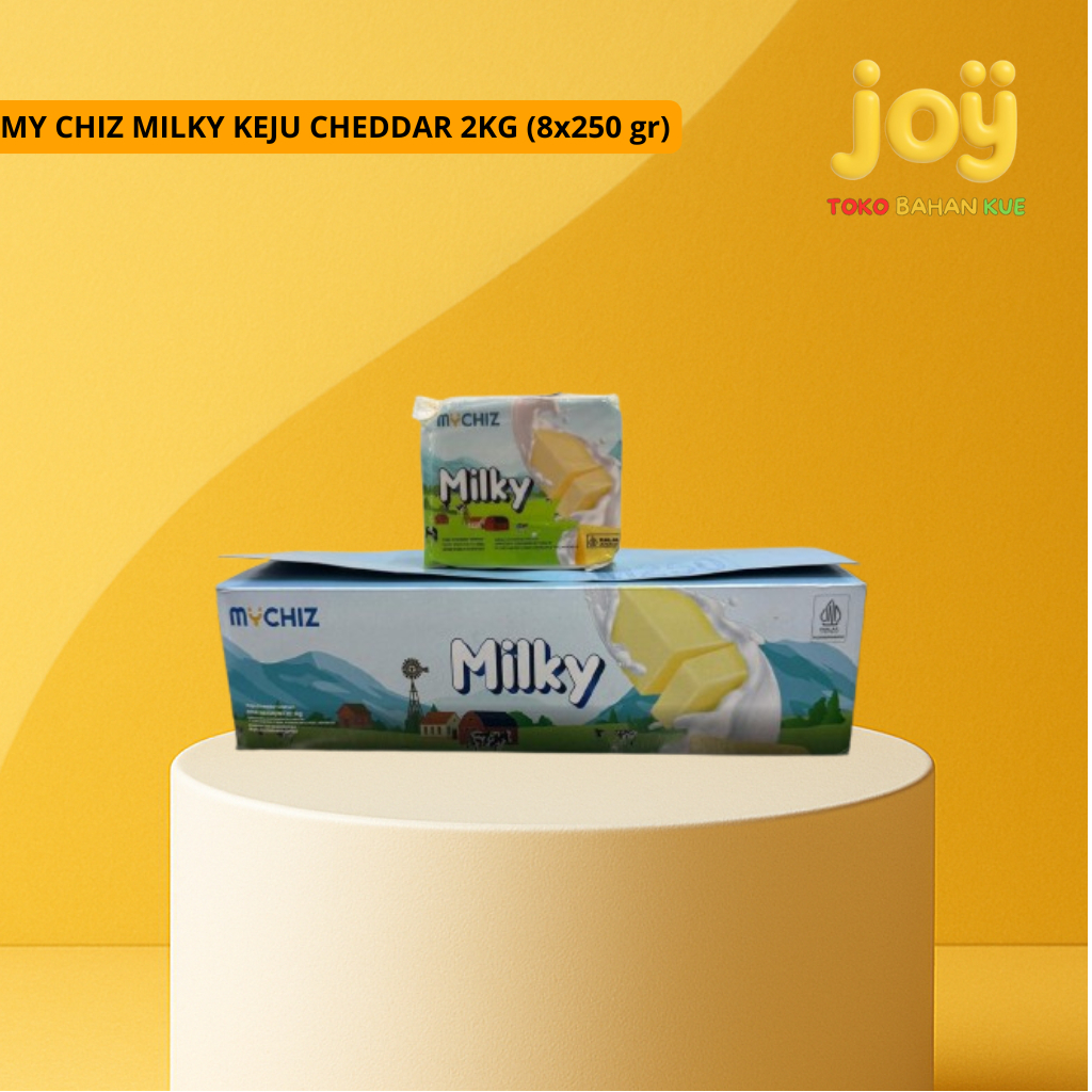 Jual MYCHIZ MILKY KEJU CHEDDAR 2 KG (8x250gr) | Shopee Indonesia