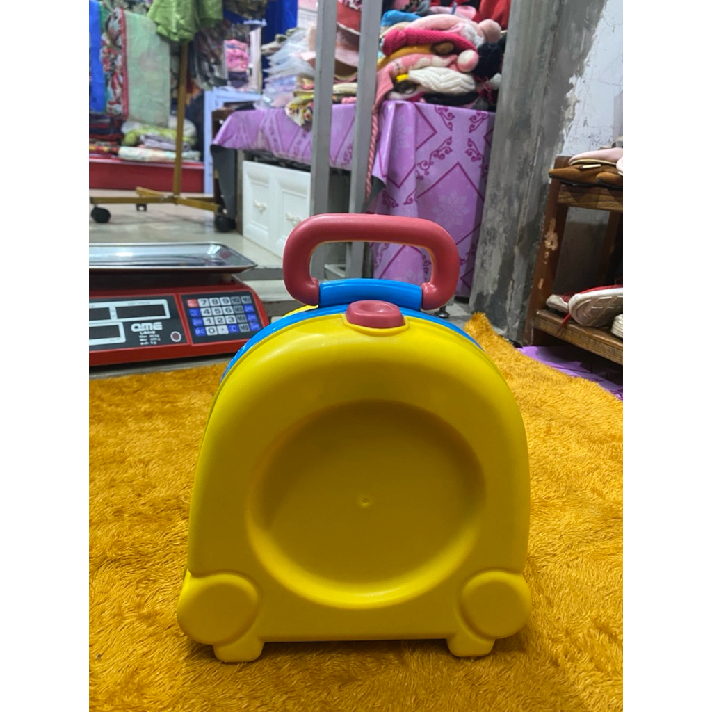 Jual PL potty training/ toiled pispot anak warna biru kuning bisa ...
