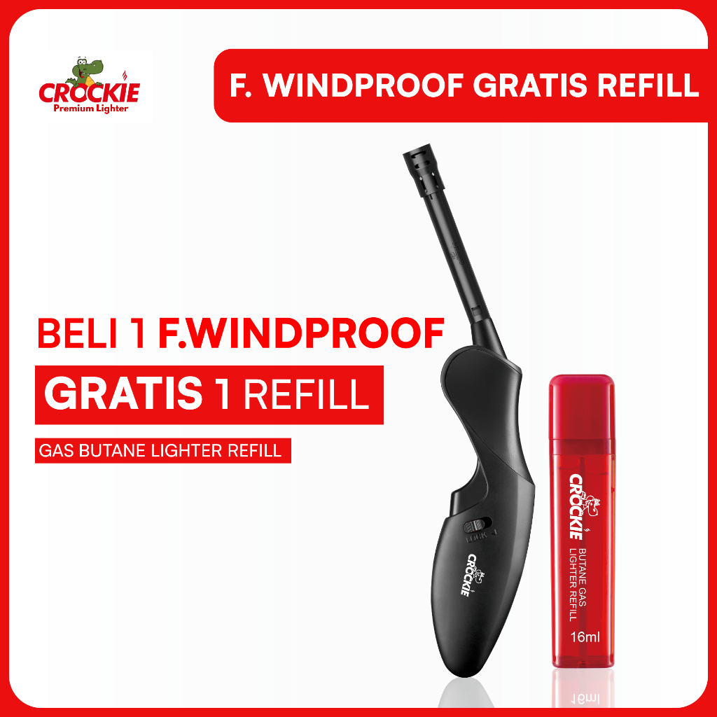 Jual [BUY 1 GET 1] Korek Api Dapur Reffilable Crockie Flexie Bara dan ...