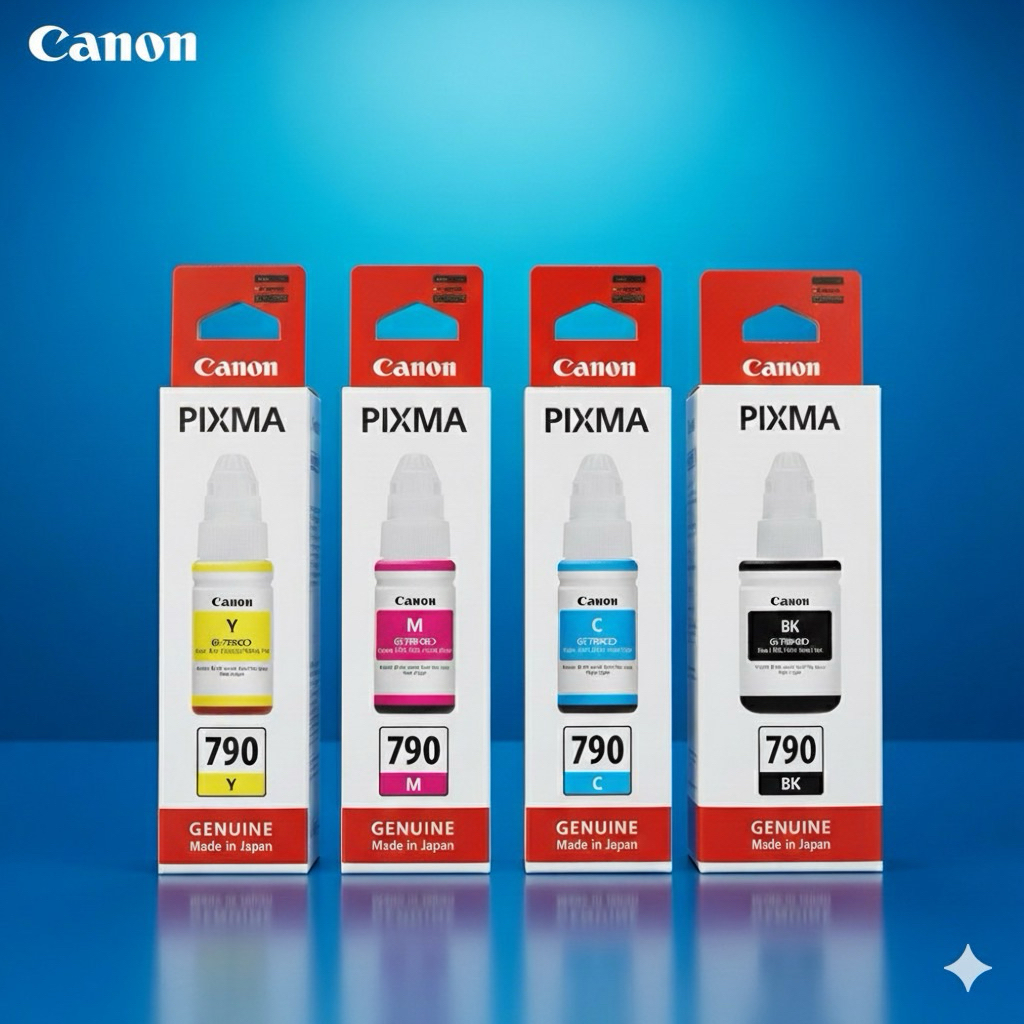 Jual TINTA CANON PIXMA GI-790, PREMIUM ORI 100% (BLACK, CYAN, MAGENTA ...