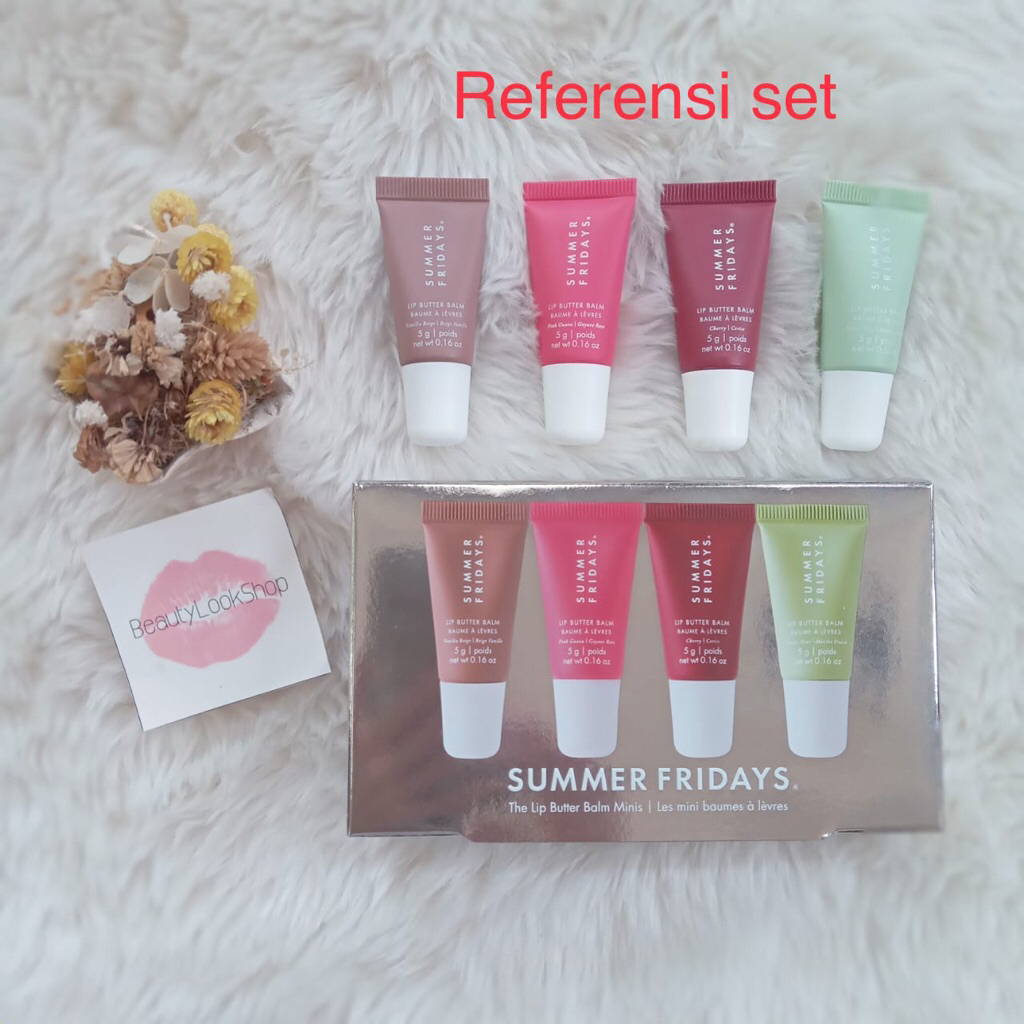 Jual Summer Fridays Lip Butter Balm mini size - Vanilla, Iced Coffee ...