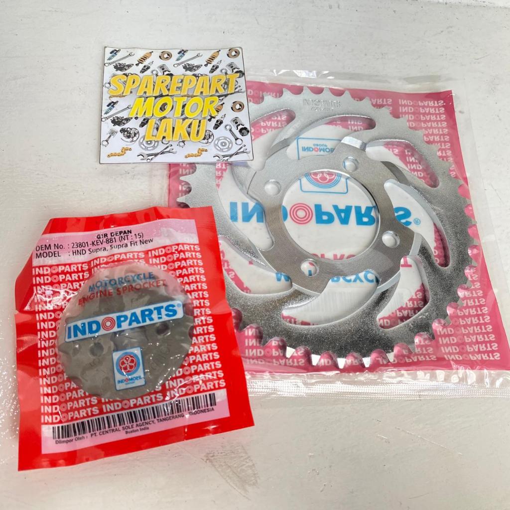 Jual girset / gear rantai set KEV Supra X Supra Fit Lama INDOPART ...