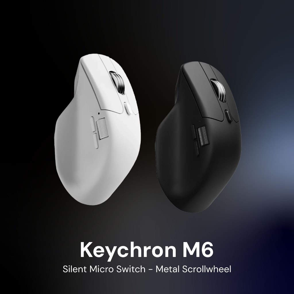 Jual Keychron M6 Wireless Mouse Sensor PixArt 3950 (8K Polling Rate ...