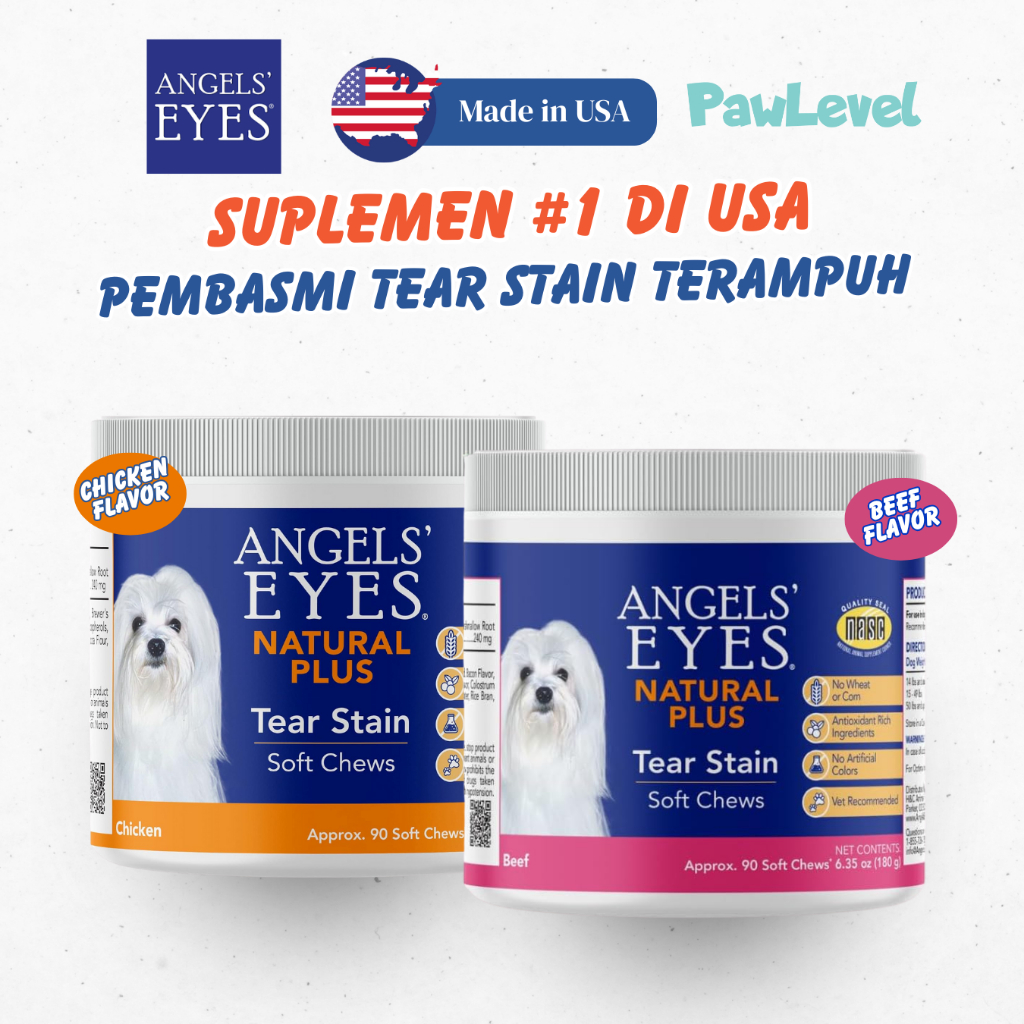 Jual Angels Eyes Soft Chew Plus - Tear Stain Eliminator - Chicken ...