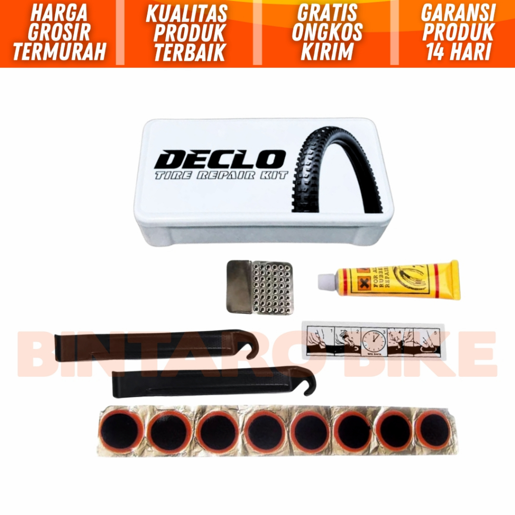Jual Kit Alat Tambal Ban Dalam Sepeda Motor DECLO Multi Set Alat ...