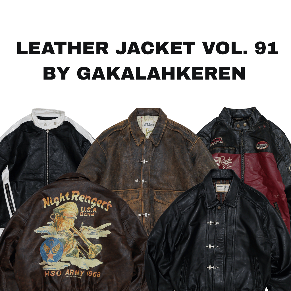 Jual Leather Jacket / Jaket Kulit By Gakalahkeren | Shopee Indonesia