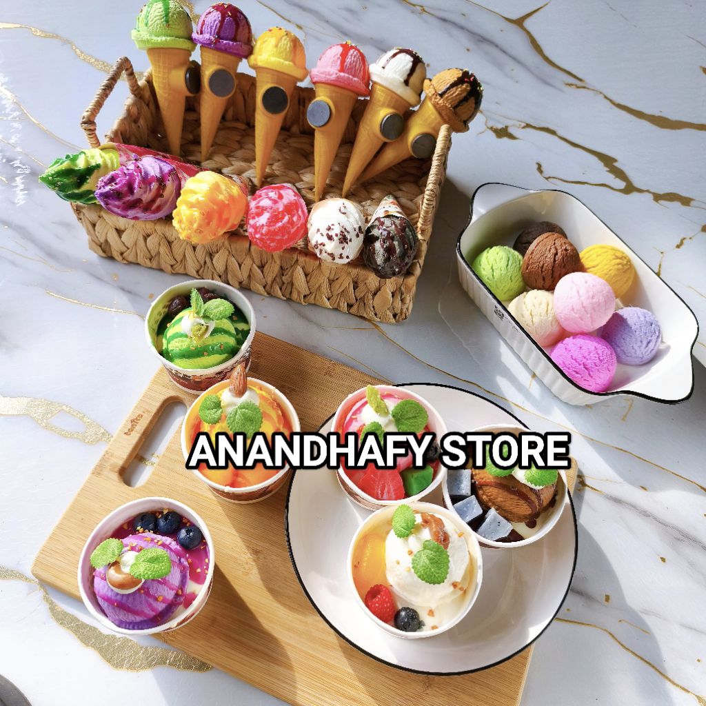 Jual ice cream es palsu ice cream buatan artificial ice artifisial es ...