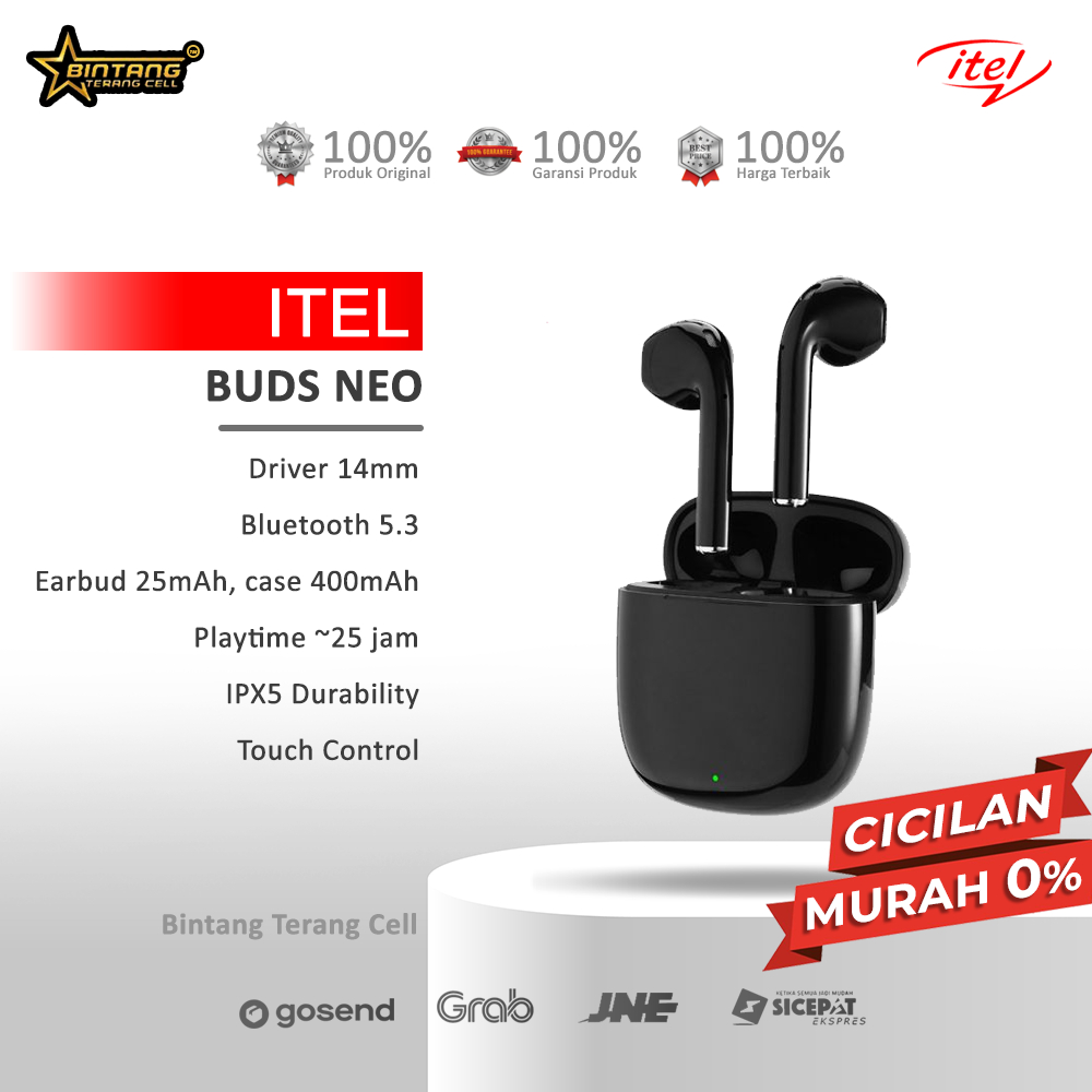 Jual Itel buds ace tws earphone original itel | Shopee Indonesia
