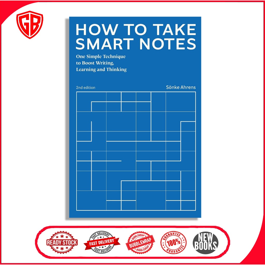 Jual How to Take Smart Notes: One Simple Technique to Boost Writing ...
