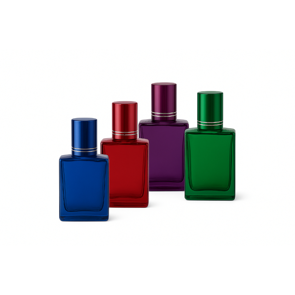 Jual BOTOL PARFUM SPRAY MODEL KOTAK WARNA - WARNI UKURAN 50 ML - TYPE ...