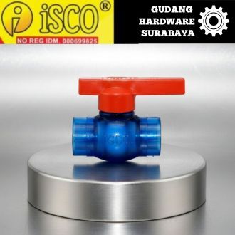 Jual ISCO ballvalve / stop kran pvc transparant ( anti pecah / garansi ...