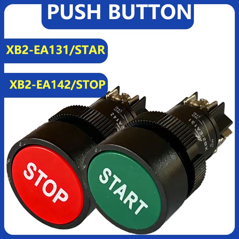 Jual PUSH BUTTON SAKLAR ON OFF TOMBOL ON OFF XB2-EA131/STAR XB2-EA142 ...