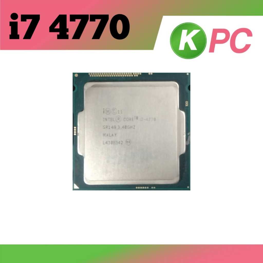 Jual processor intel core i7 4770 / i7 4770k lga 1150 tray | Shopee ...
