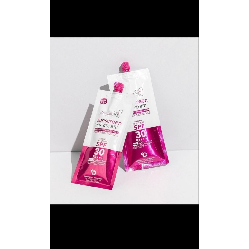 Jual sunscreen briliant sachet 50g | Shopee Indonesia