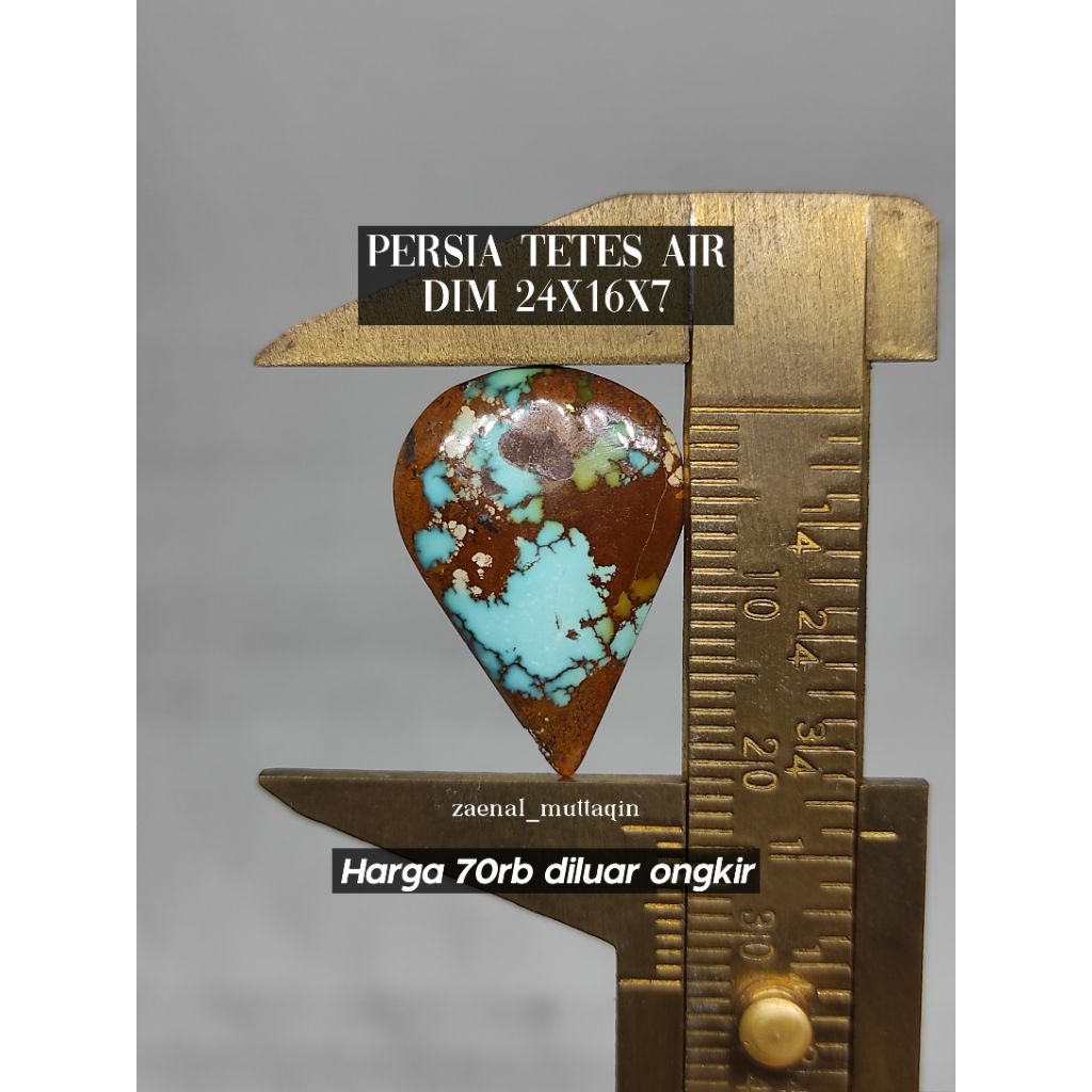 Jual Batu Akik / Permata Pirus Persia Natural 100% | Shopee Indonesia