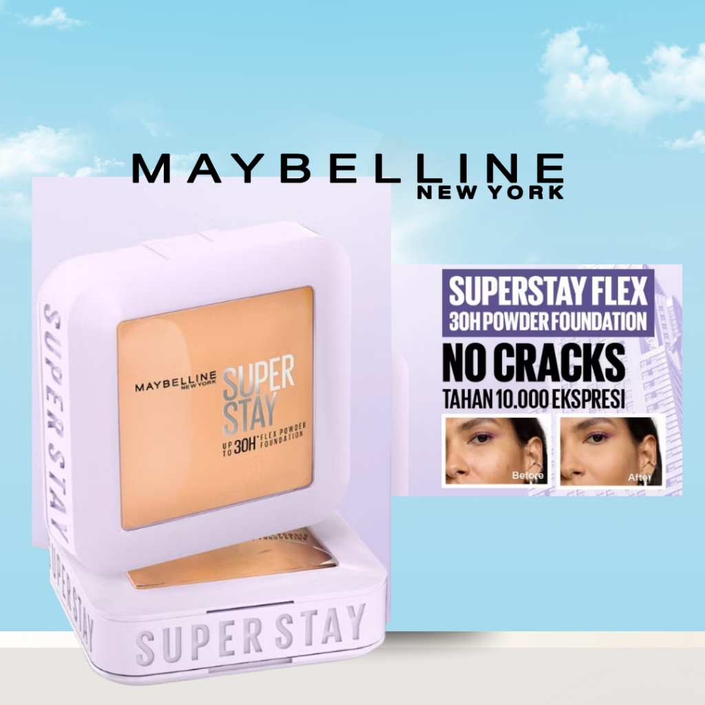Jual MEMEY | MAYBELLINE Superstay Flex Powder 30H Powder Foundation ...
