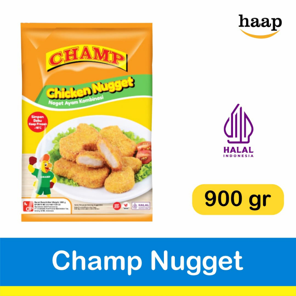Jual Champ Chicken Nugget 900gr / Naget Ayam Kombinasi | Shopee Indonesia