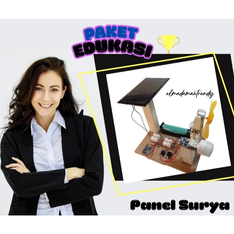 Jual Paket Lengkap Edukasi Anak Panel Surya Pembangkit Listrik Tenaga ...