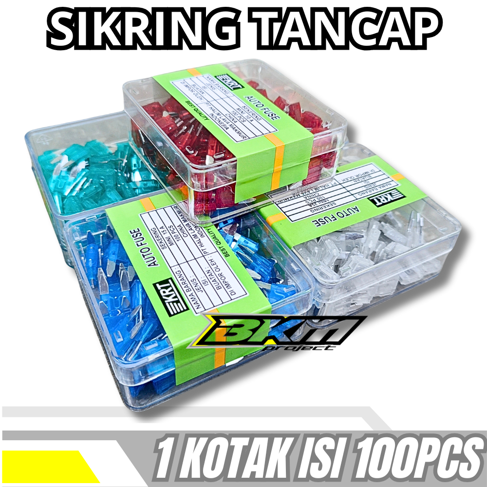 Jual isi 100pcs) Sekring Tancap Mini 5A–30A – Fuse Tusuk Mobil Motor ...