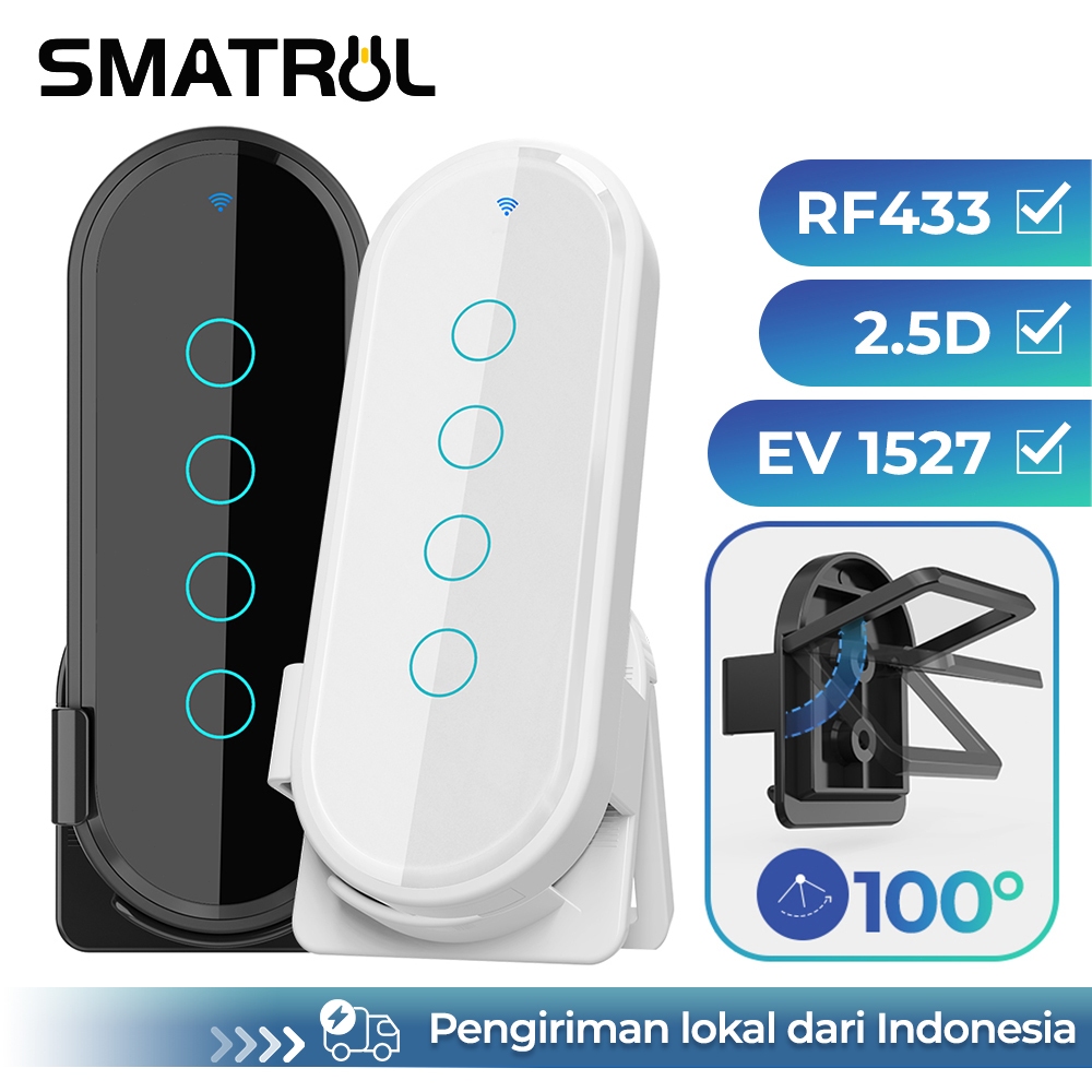 Jual SMATRUL Smart Remote Control 433mhz 4 Tombol Ev1527 Encoder Remote Control Switch Pemancar ...