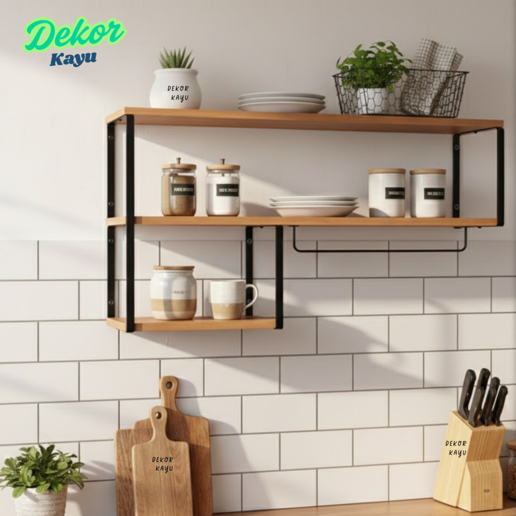 Jual Kitchen set original rak dinding bumbu dapur Lebar 20 Cm | rak ...
