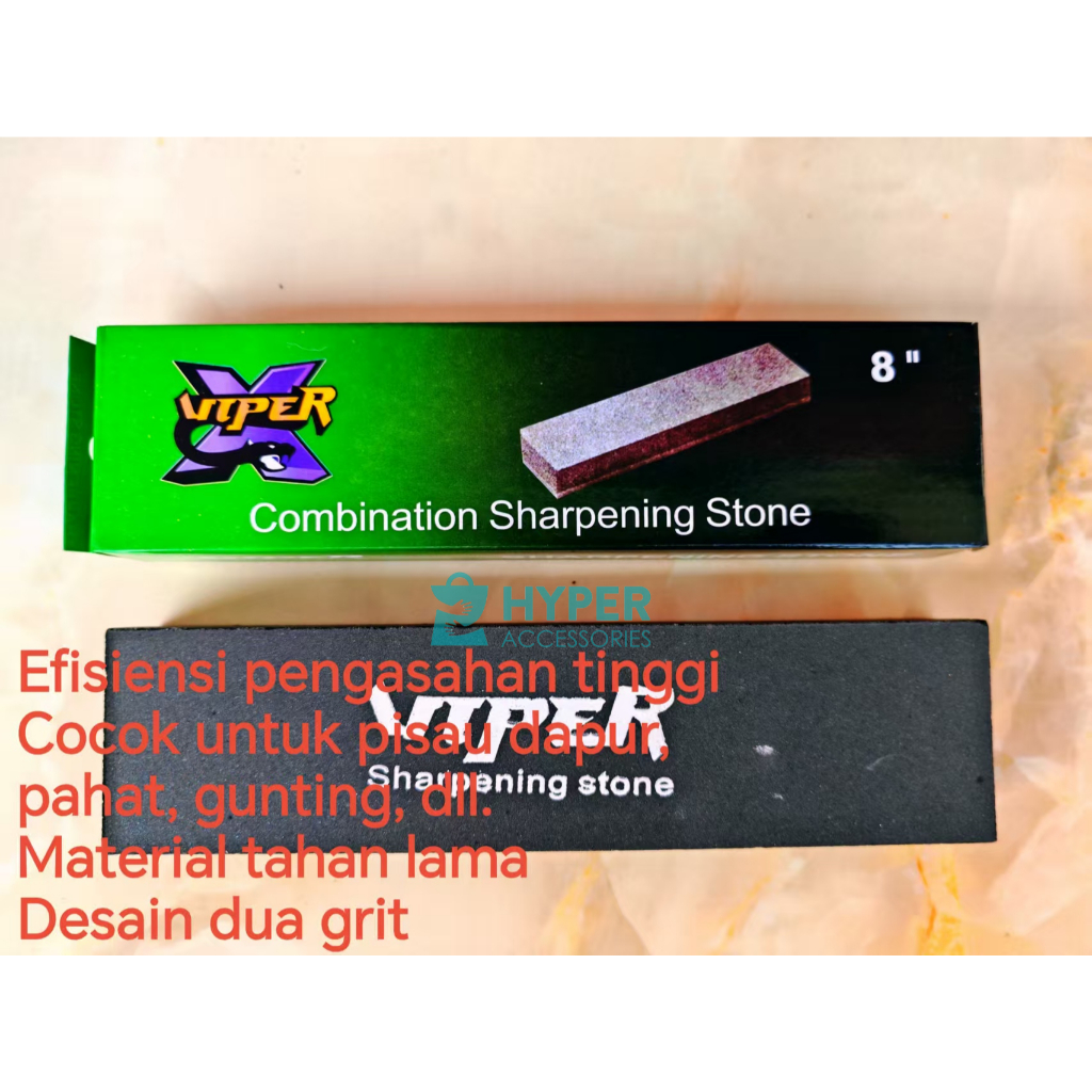 Jual Viper Batu Asah Gosok Ungkal Viper 6 Inch & 8 Inch | Sharpening ...