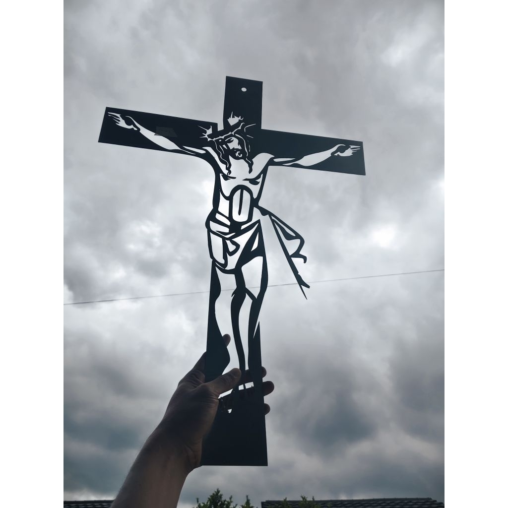 Jual Hiasan Dinding Ruang Doa Yesus Kristus Di Salib simbol Kristen ...