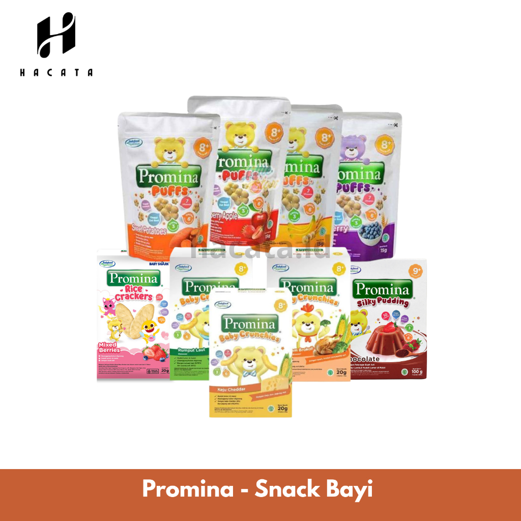 Jual Promina Snack / Cemilan Bayi - Puff - Crunch - Softcorn - Biskuit ...