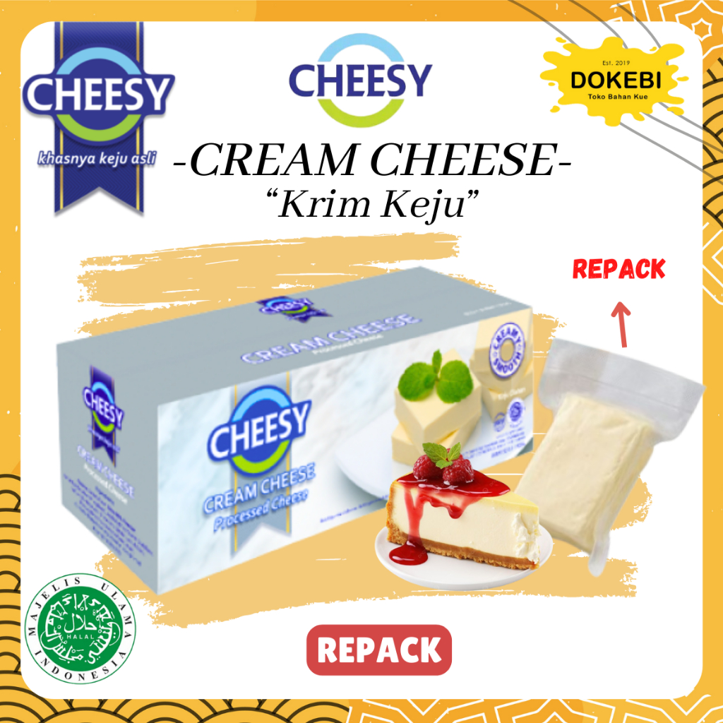 Jual Cheesy Cream Cheese [Repack 230gr] PROCESSED Cream Cheese | Krim ...