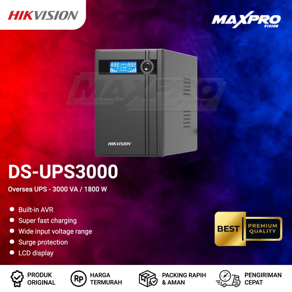 Jual DS-UPS3000 - HIKVISION UPS 3000VA | Shopee Indonesia