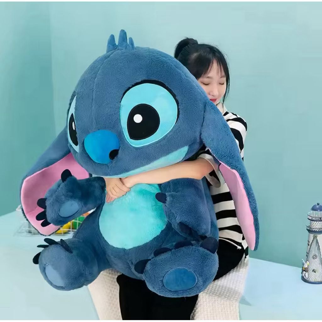 Jual Boneka Stitch Jumbo 70cm Bahan Halus dan Lembut Stitch Boneka Lucu ...