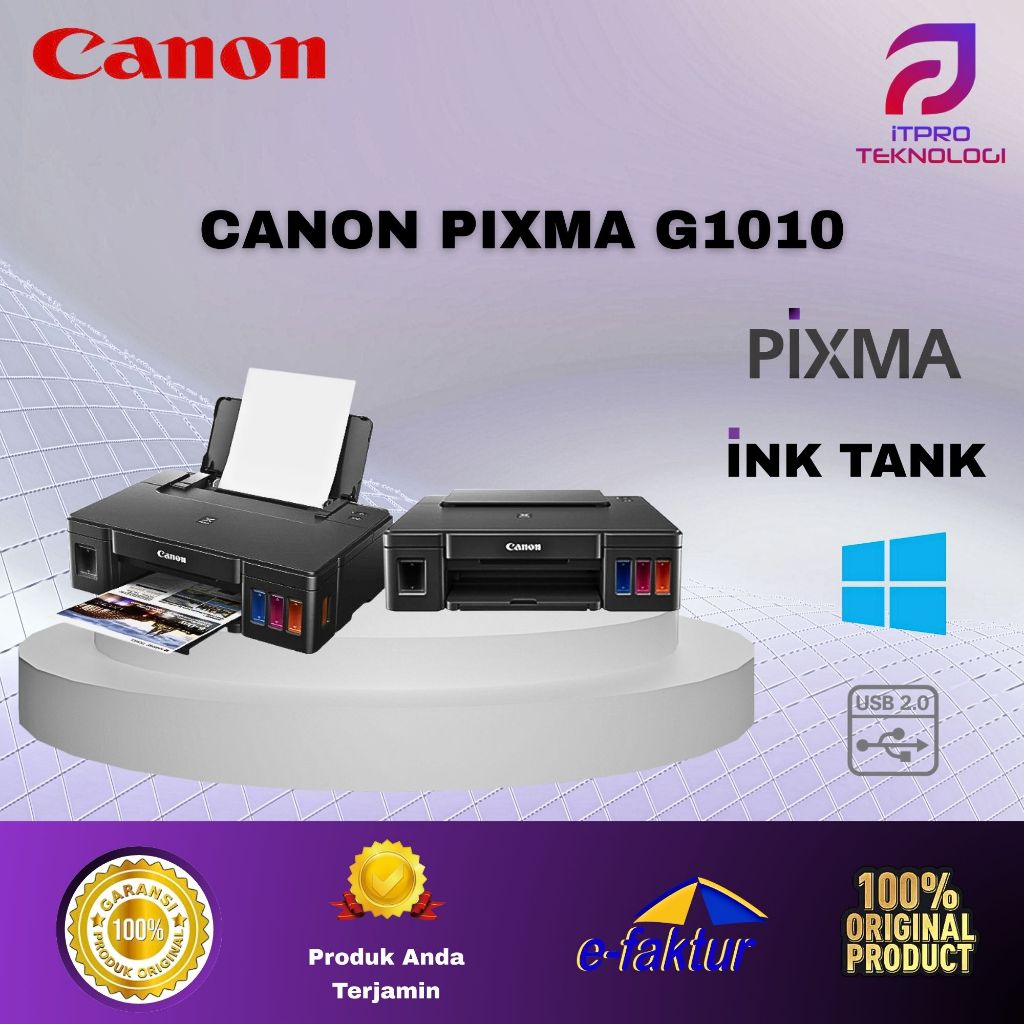 Jual Printer Canon PIXMA G1010 InkTank Function Print Only | Shopee ...