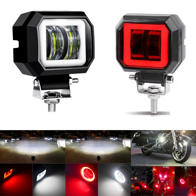 Jual Lampu sorot/lampu kerja tambahan otomotif LED persegi 12V/24V ...