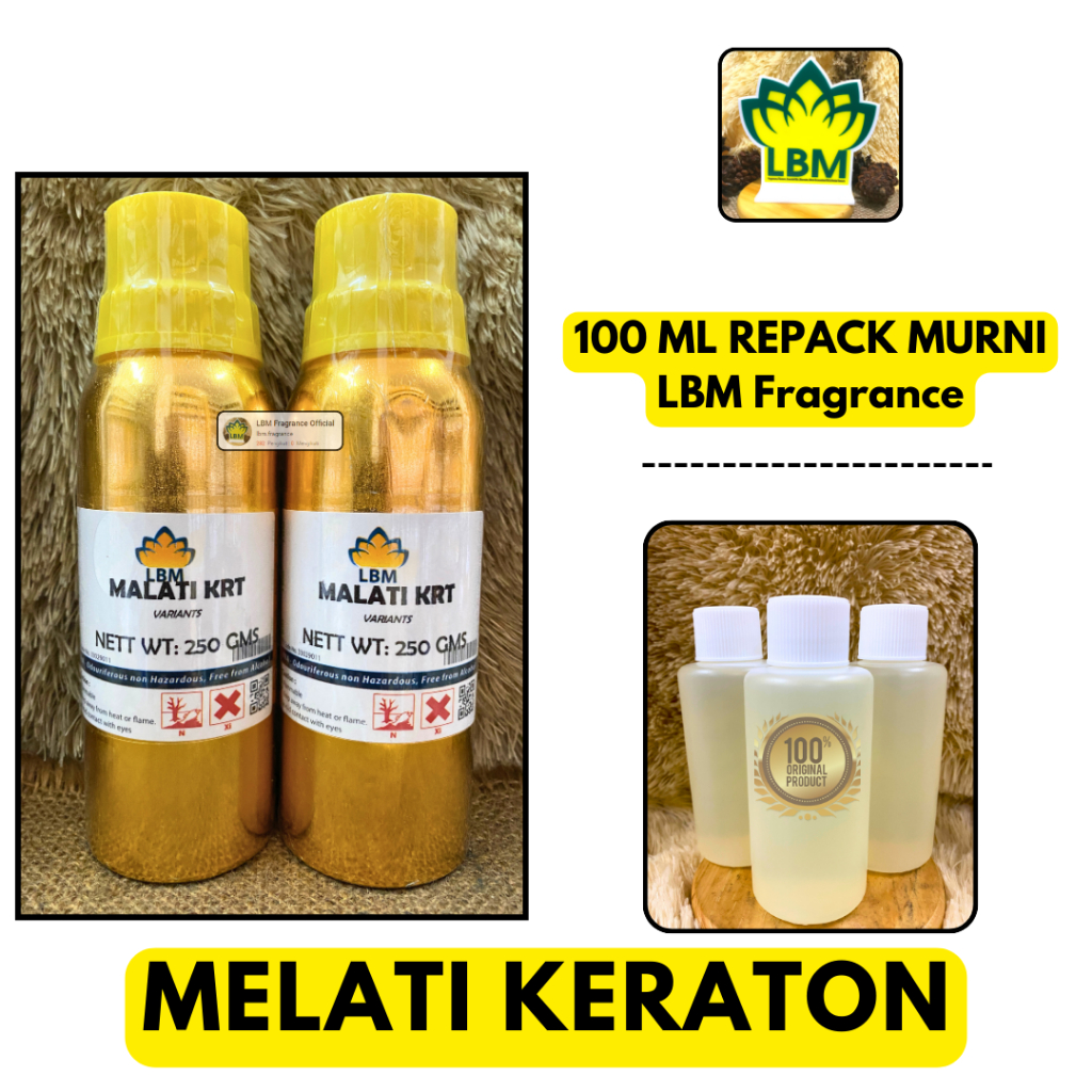 Jual Bibit Parfum MELATI KERATON ( 100 ML MURNI ) LBM / Bibit Parfum ...