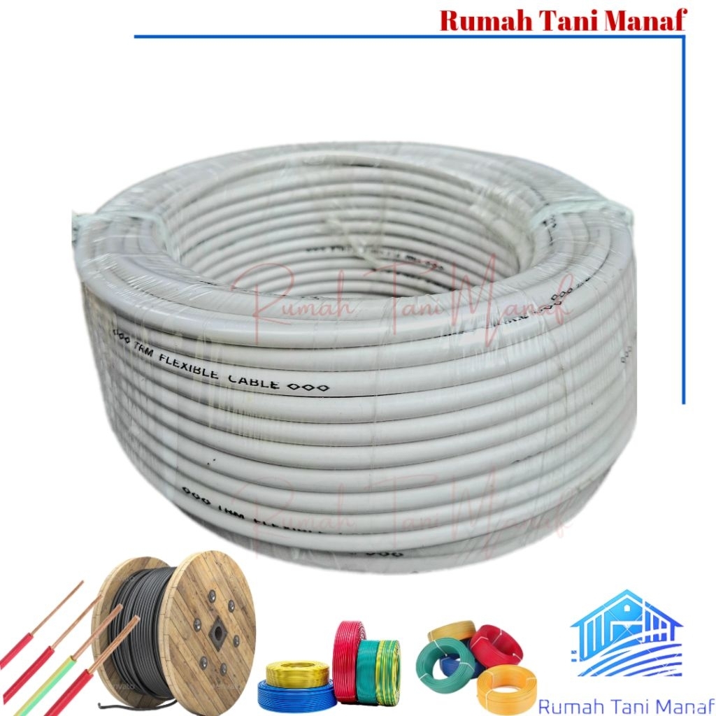 Jual 50 Meter Kabel Listrik Kabel Audio Kabel Serabut NYMHY Kabel ...