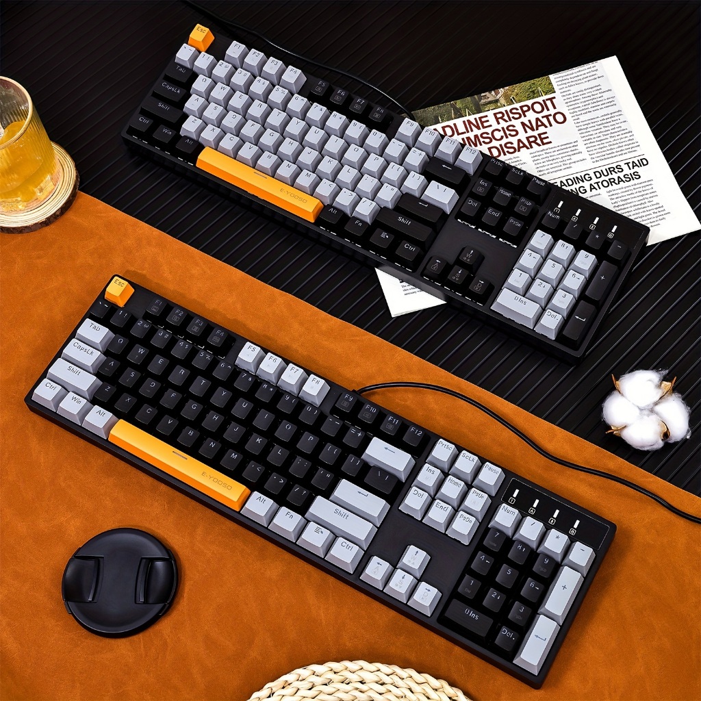 Jual E-YOOSO Z-14 Mechanical Keyboard Hotswap Wired Layout Brown Switch ...