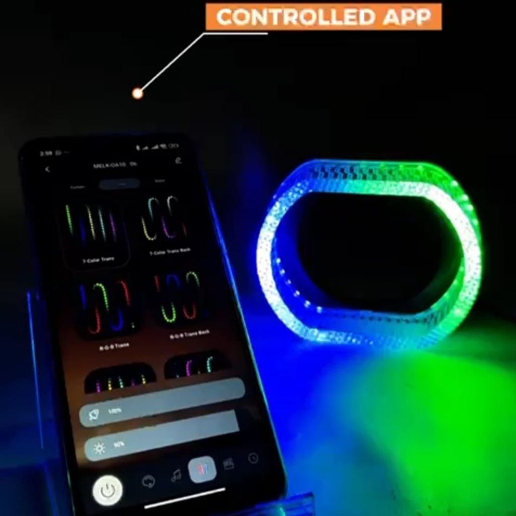 Jual Ring Shroud Biled BMW Akrilik mode setting aplikasi Bluetooth 2,5 ...