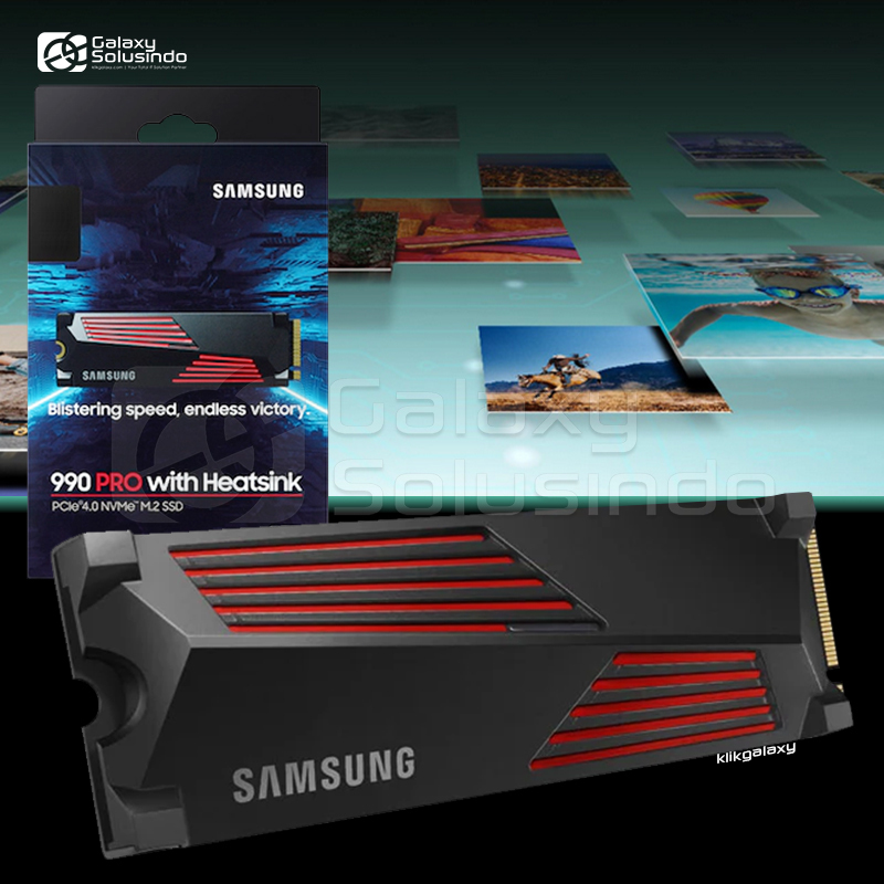 Jual Samsung SSD 990 PRO With Heatsink 1TB M.2 NVMe PCIe Gen4 X4 SSD ...