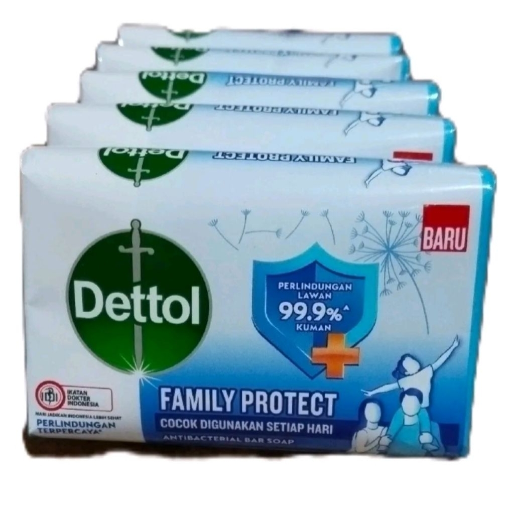 Jual Dettol FAMILY PROTECT 100G (1 PAKET 5 PCS) | Shopee Indonesia