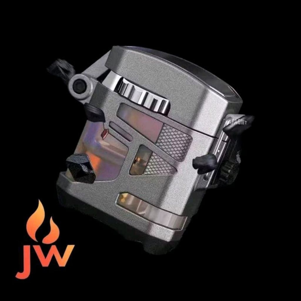 Jual Korek Api Bara Gas Jet Torch Metal LED Desain Transparan | Shopee ...