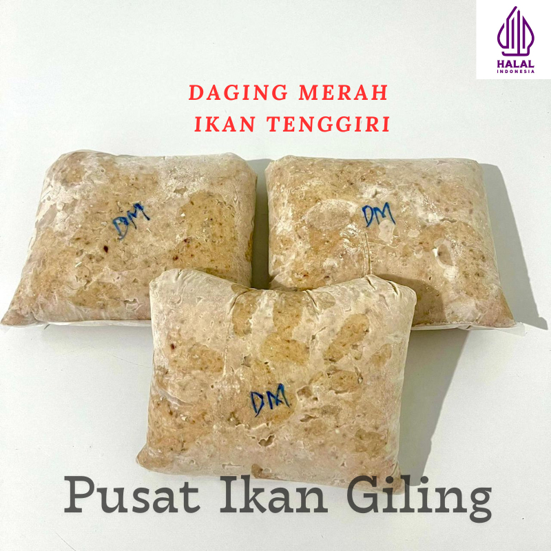 Jual Pusat Ikan Giling Daging Merah Ikan Tenggiri (DM) 1kg | Shopee ...
