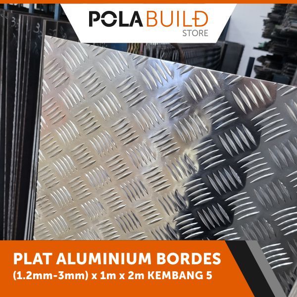 Jual Plat Aluminium Bordes (1.2MM- 3MM) x 1M x 2M Kembang 5 - Pola ...