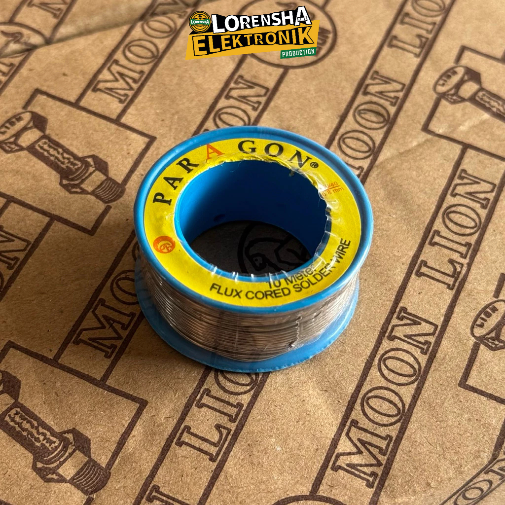 Jual Timah Solder PARAGON 10M Roll Kecil Flux Tinol 0.8mm | Shopee ...