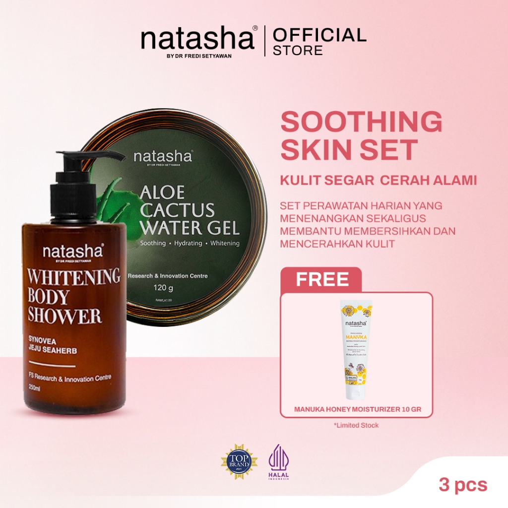 Jual Natasha by dr Fredi Setyawan Soothing Skin Set [Aloe Vera Cactus ...