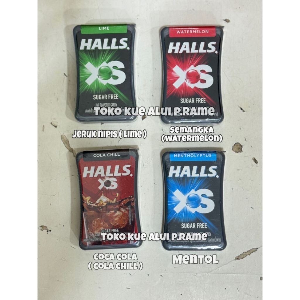 Jual Permen Halls XS Sugar Free / Permen Halls XS Tanpa Gula Original ...