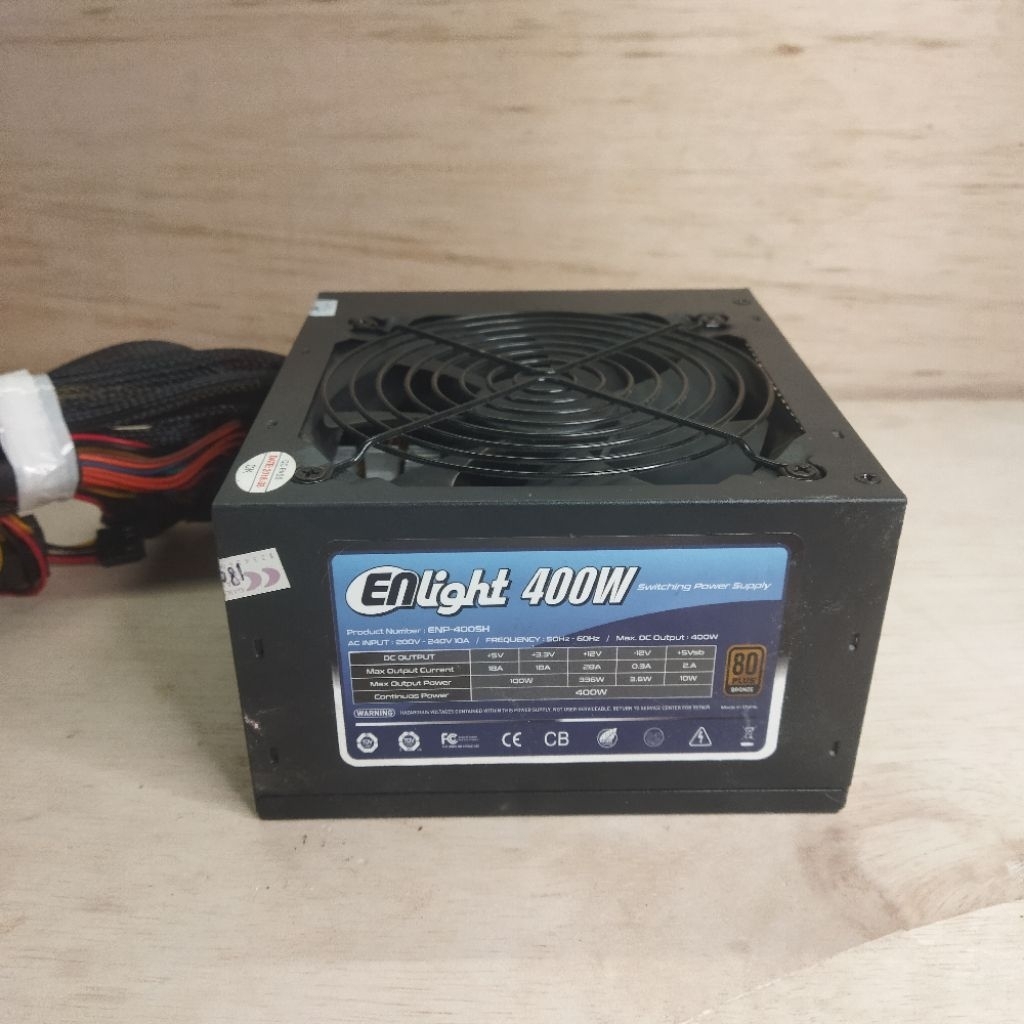 Jual Power Supply PSU Enlight ENP-400SH 80+ Bronze | Shopee Indonesia